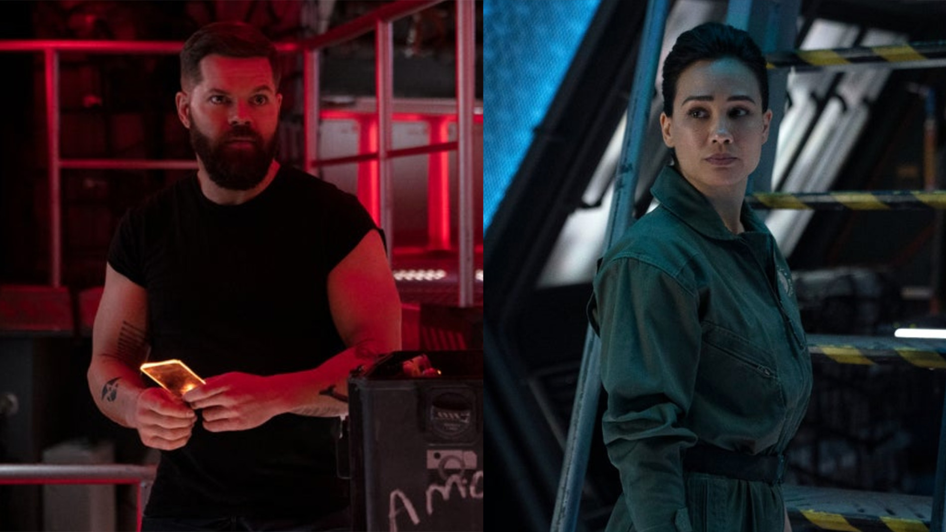 THE EXPANSE: Wes Chatham & Nadine Nicole Talk Amos, Peaches, and the ...